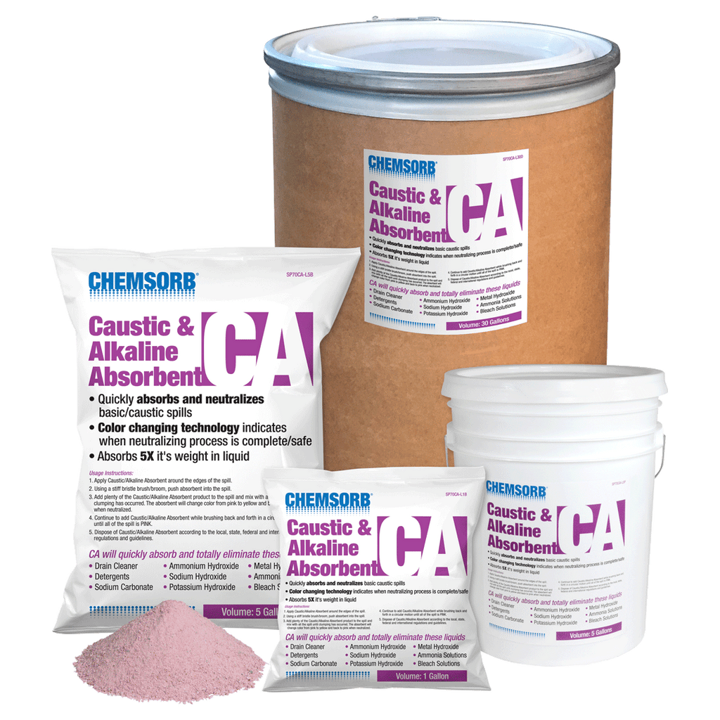CHEMSORB™ CA - Caustic & Alkaline Neutralizing Absorbent