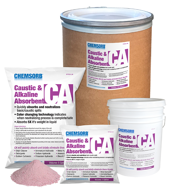 CHEMSORB™ CA - Caustic & Alkaline Neutralizing Absorbent